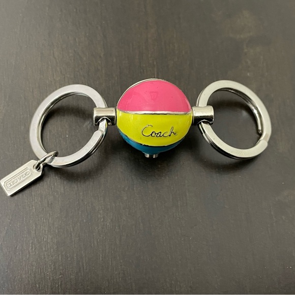 Coach | Accessories | Rare Coach Beach Ball Valet Keychain | Poshmark